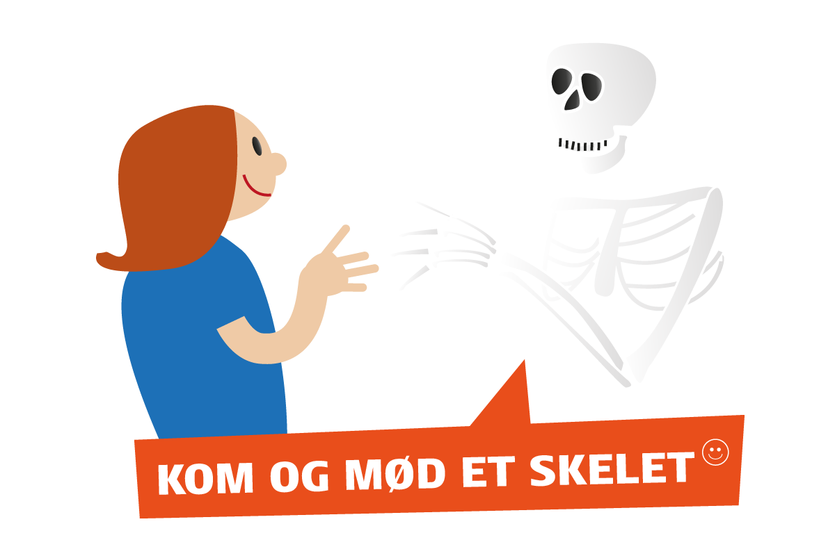 Åbent Hospital med ''Kom ind og kig!''-skilt